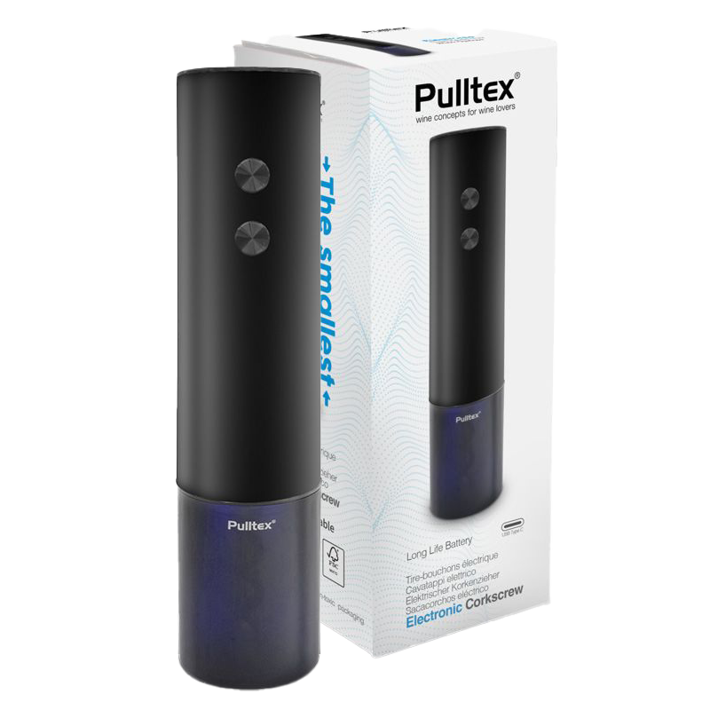 Pulltex - Oplaadbare Elektrische kurkentrekker - Boonstra Wijnen