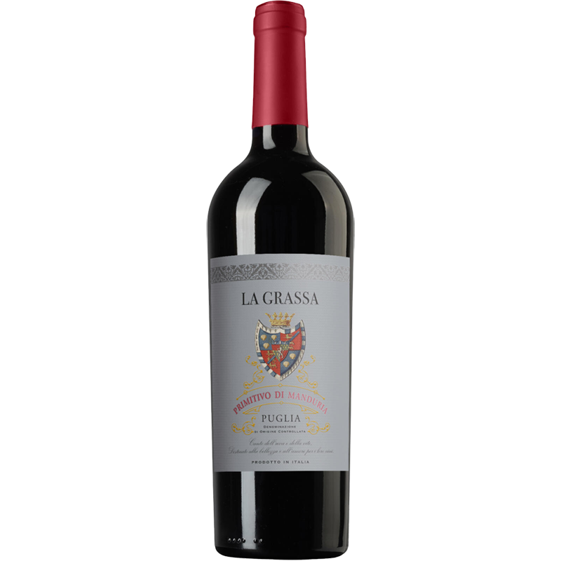 La Grassa Primitivo di Manduria 2022 - Boonstra Wijnen