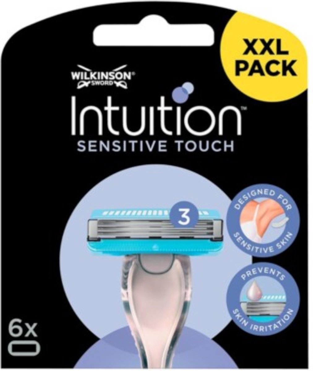 Wilkinson scheermesjes Intuition sensitive Touch 6 scheermesjes ...