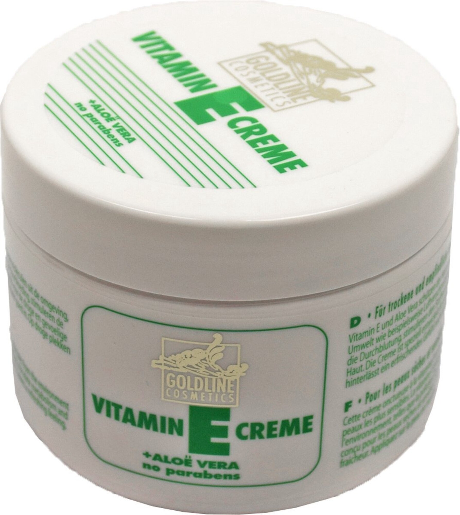Goldline Creme Vitamine E Droog/Gevoelig - 250 ml - Voordeligscheren