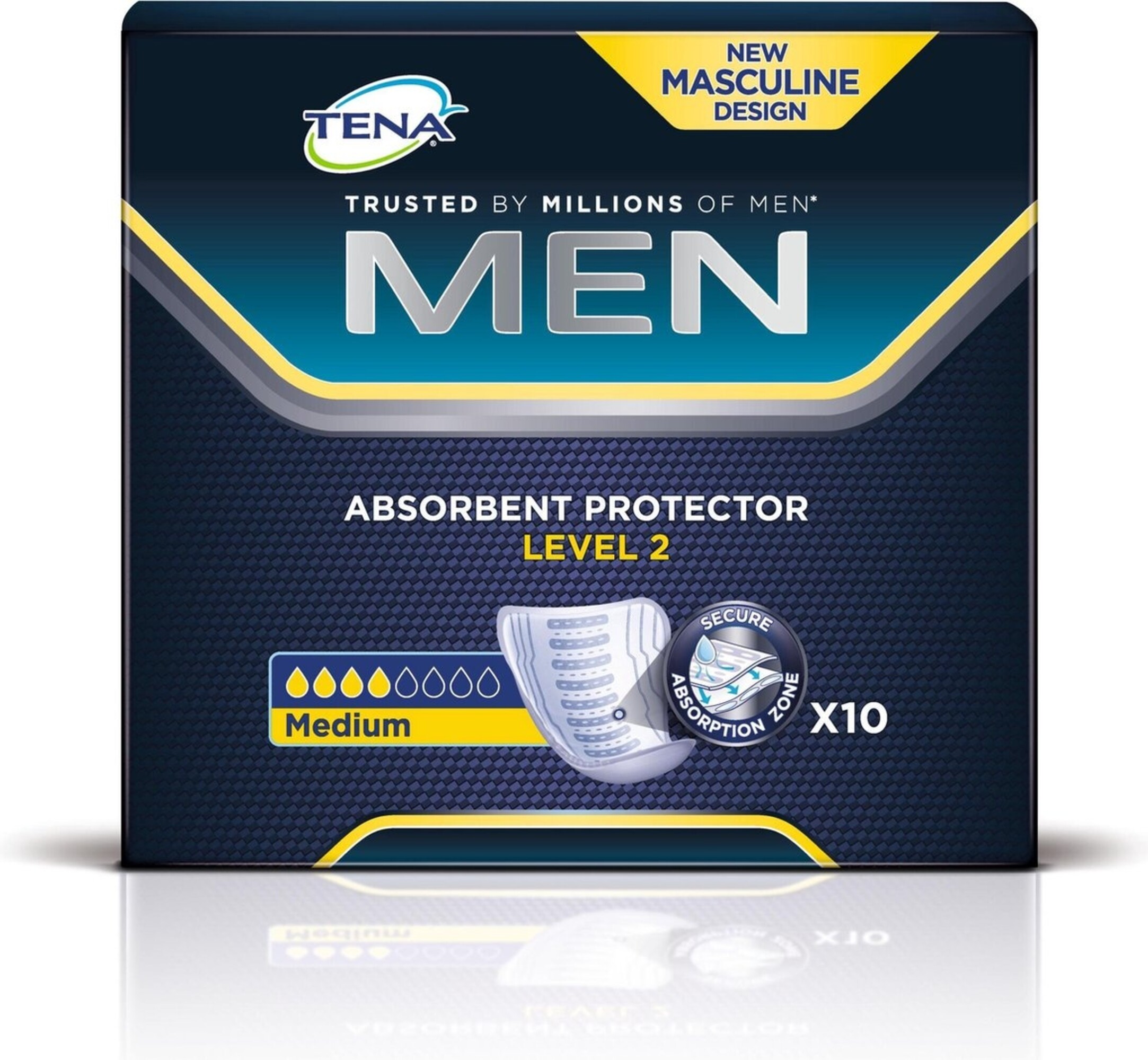 Tena For Man Level 2 incontinentie - 10 stuks - Incontinentieverband ...