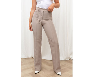 Shop taupe pantalon | - Elise Store