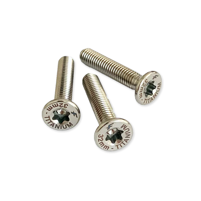 F-One M6-32mm tapered head screws (Titanium - T30 torx) x3 - detour.surf
