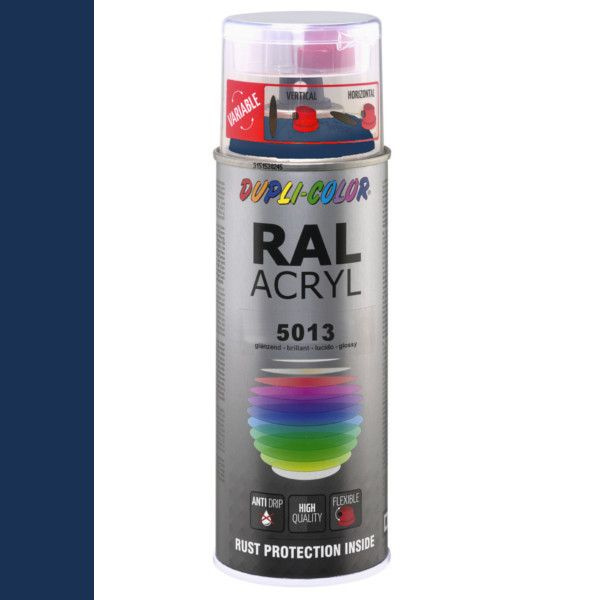Dupli-Color Ral Acryl Ral 5013 Kobalt blauw Hoogglans 400 ml ...