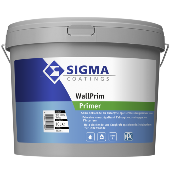 Sigma WallPrim Primer Wit 10 liter kopen? | Altijdverf.nl - Altijdverf.nl