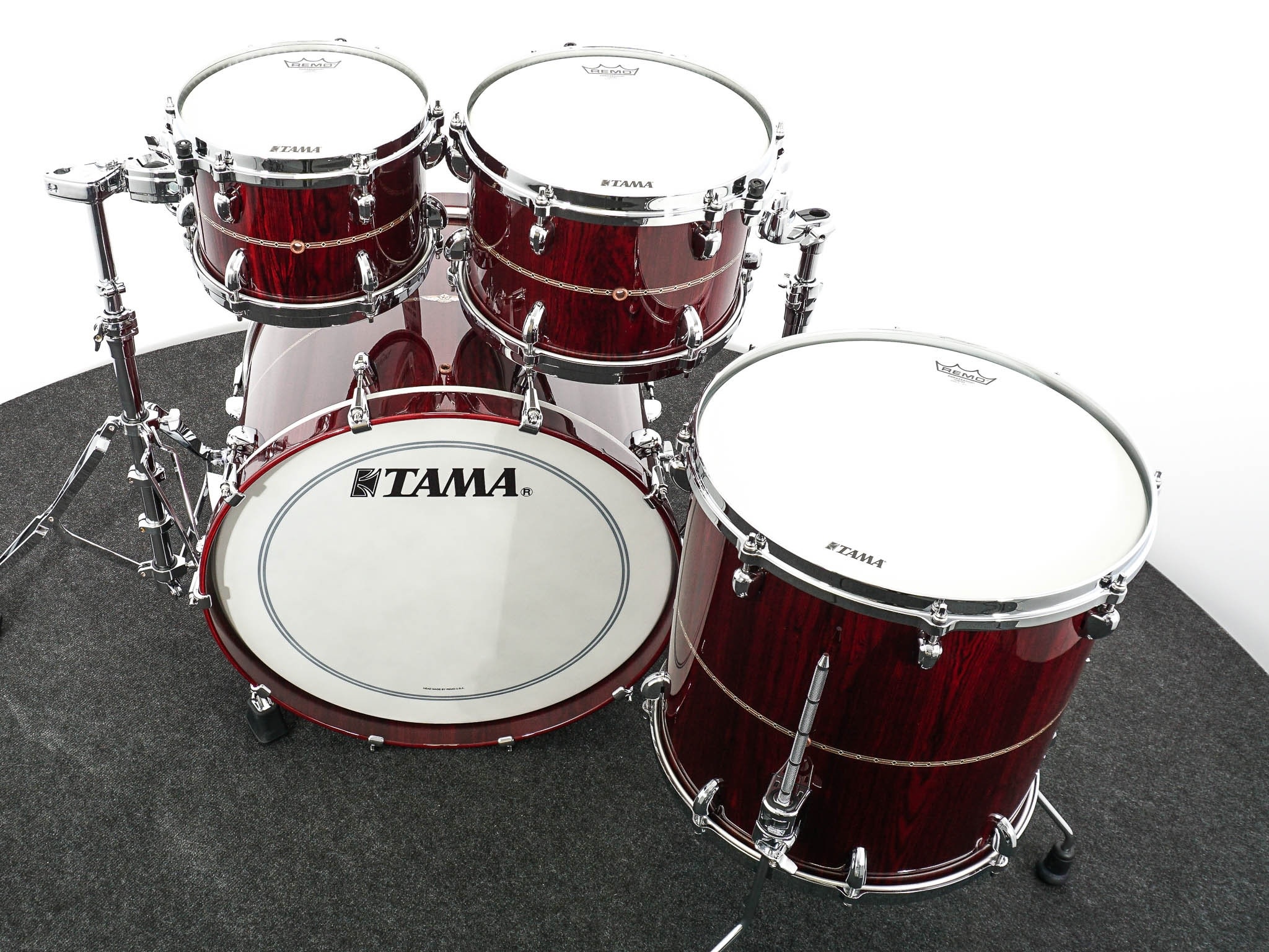 Tama Star Bubinga Drum Kit in Dark Green Cordia | Graham Russell Drums ...