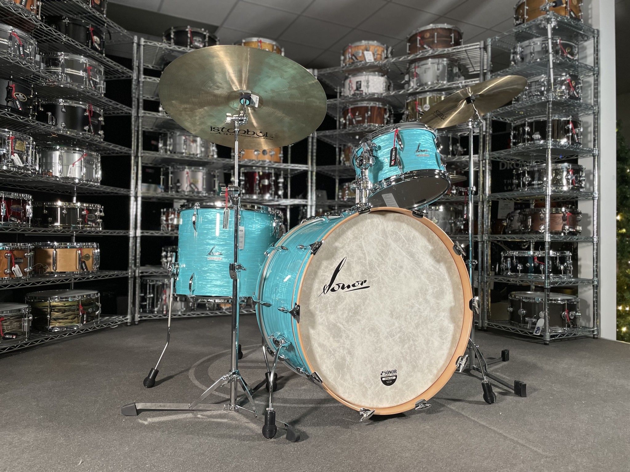 Sonor Vintage Series 24" Kit, California Blue | Graham Russell Drums ...