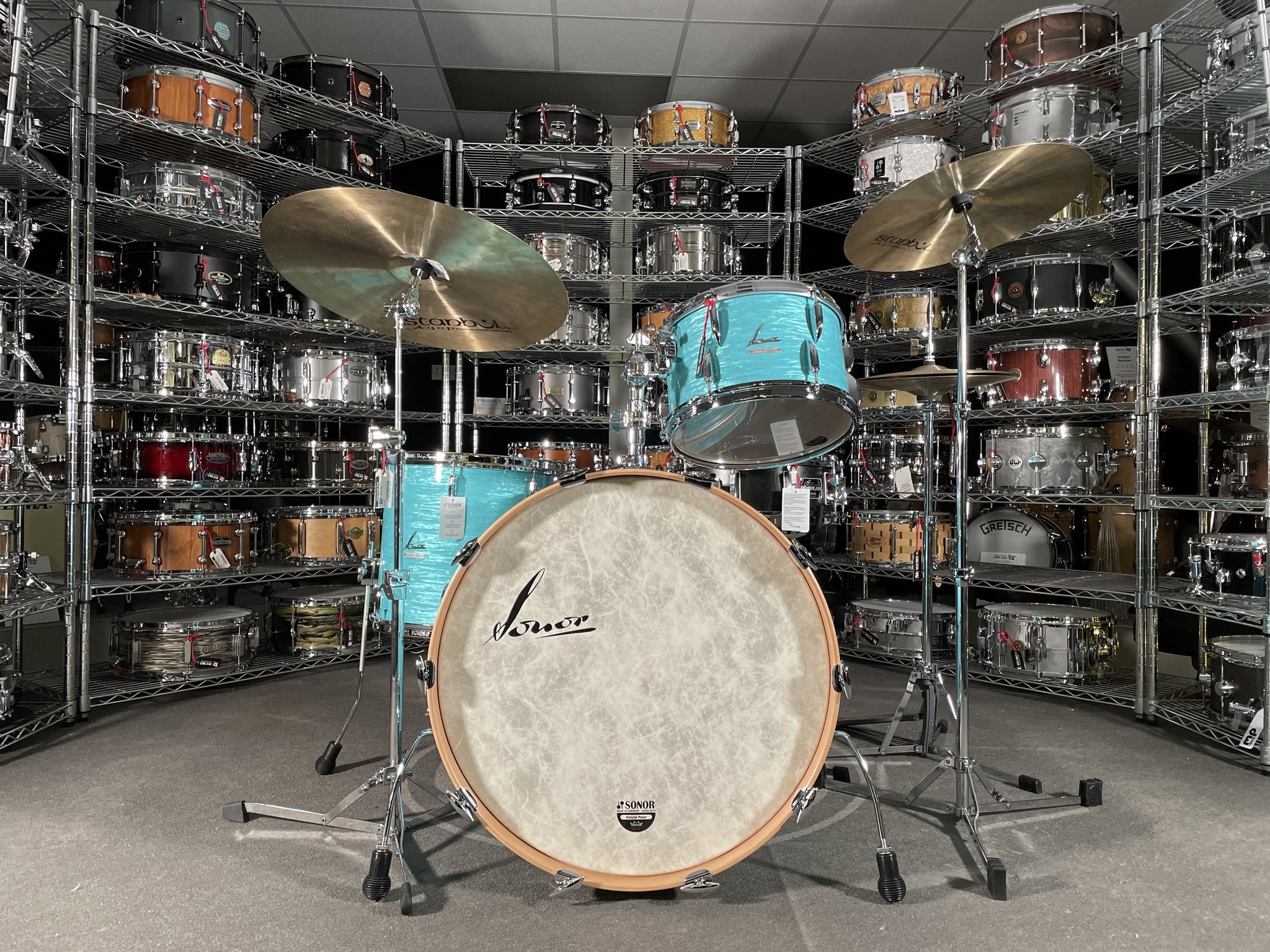 Sonor Vintage Series 24" Kit, California Blue | Graham Russell Drums ...