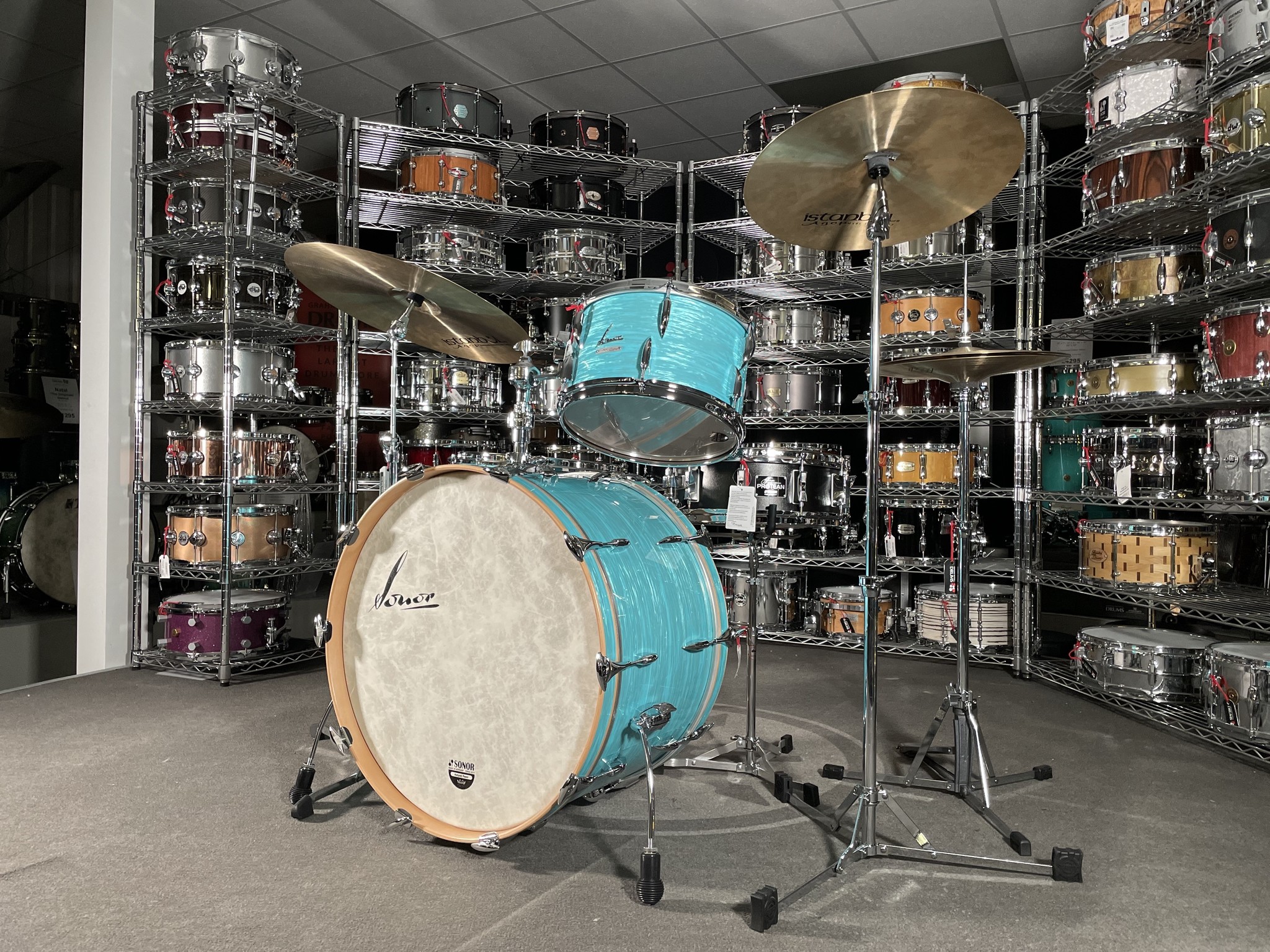 Sonor Vintage Series 24" Kit, California Blue | Graham Russell Drums ...