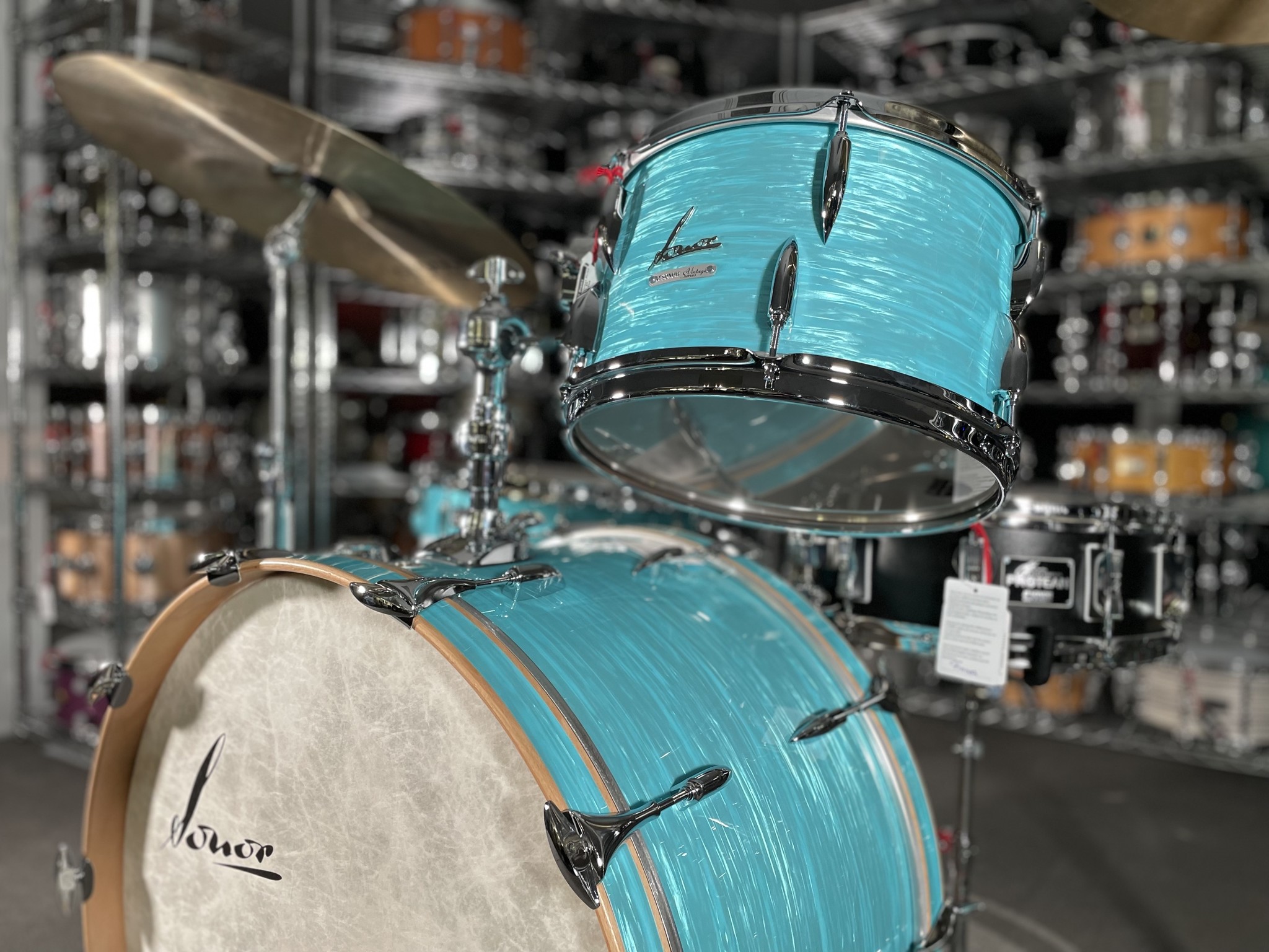 Sonor Vintage Series 24" Kit, California Blue | Graham Russell Drums ...