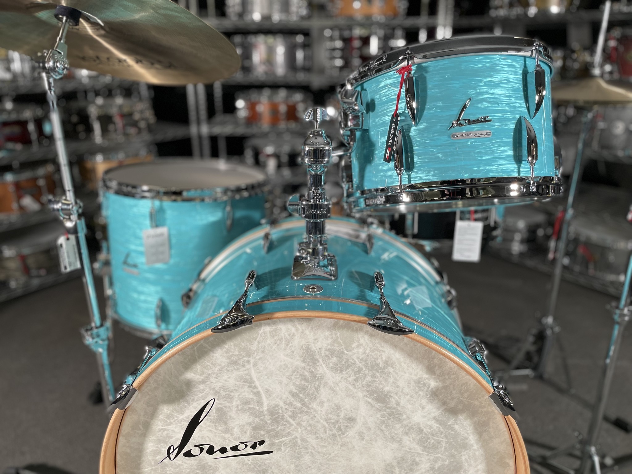 Sonor Vintage Series 24" Kit, California Blue | Graham Russell Drums ...