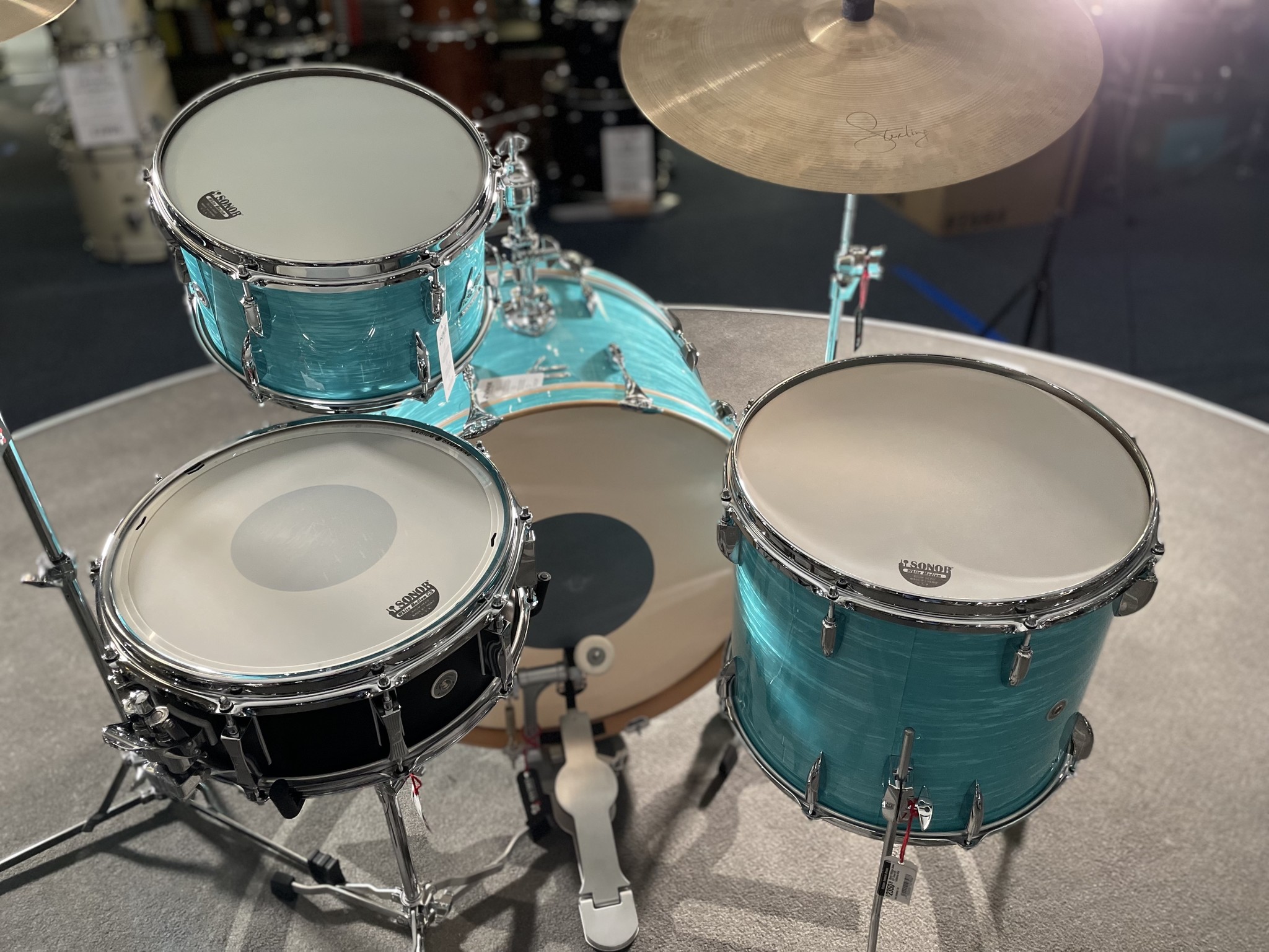 Sonor Vintage Series 24" Kit, California Blue | Graham Russell Drums ...