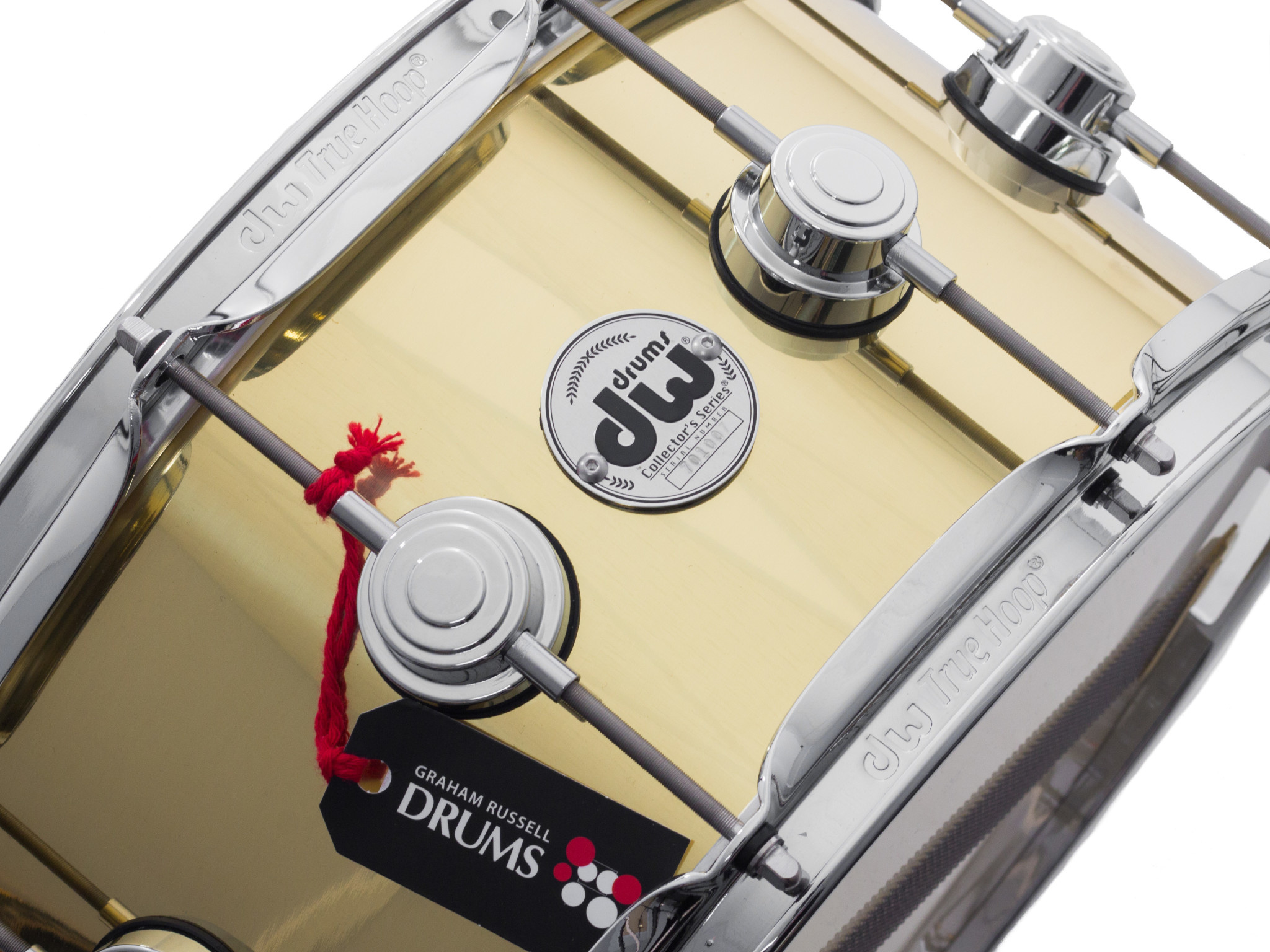 DW Collectors 14" x 6.5” Bell Brass Snare Drum | Graham Russell Drums ...