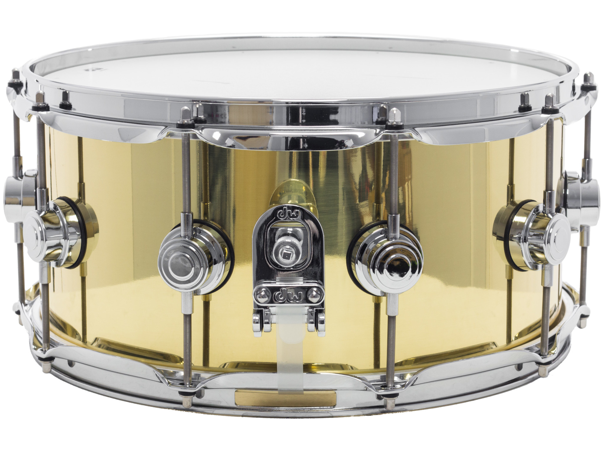 DW Collectors 14" x 6.5” Bell Brass Snare Drum | Graham Russell Drums ...