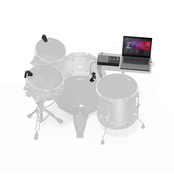 Evans Hybrid Sensory Percussion Sound System | Graham Russell Drums ...