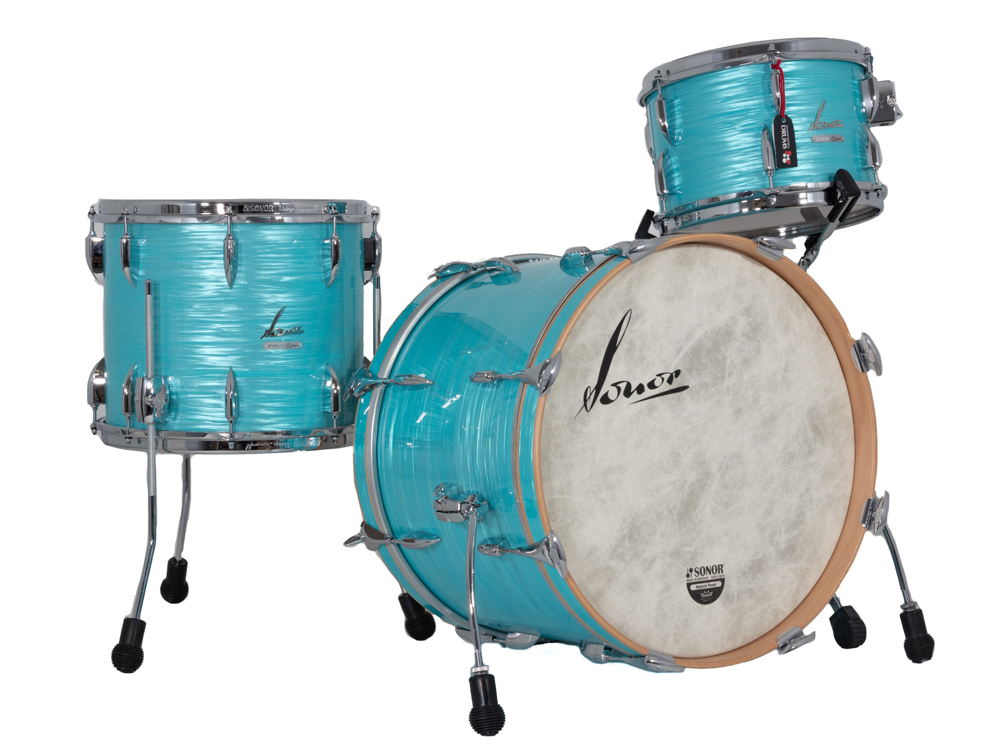 Sonor Vintage Series 20" Drum Kit, California Blue - Graham Russell Drums