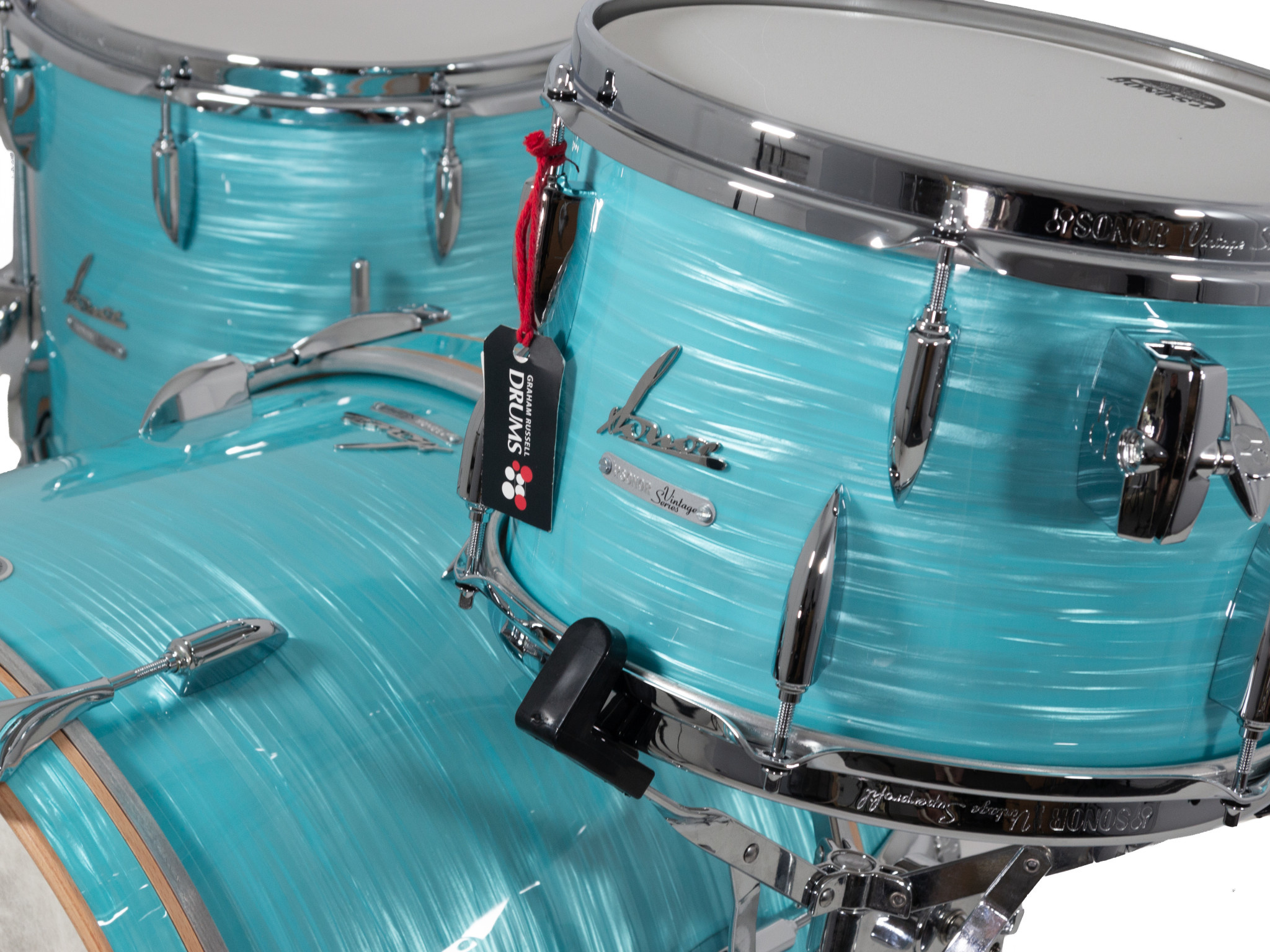Sonor Vintage Series 20" Drum Kit, California Blue - Graham Russell Drums