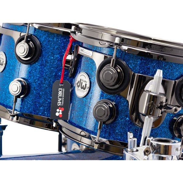 DW Collectors 22" Maple SSC Kit, Blue Glass | Graham Russell Drums ...