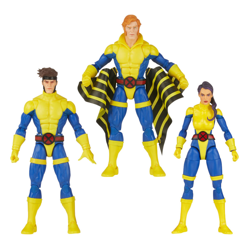 X-Men 60th Anniversary Marvel Legends 3-Pack Gambit, Banshee, Psylocke
