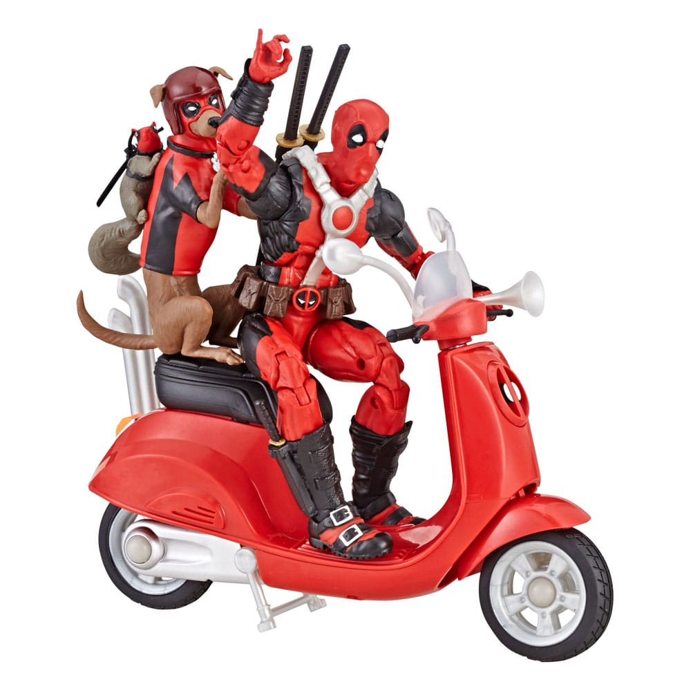 Marvel Legends Vehicle with Figure Deadpool with Scooter 15cm