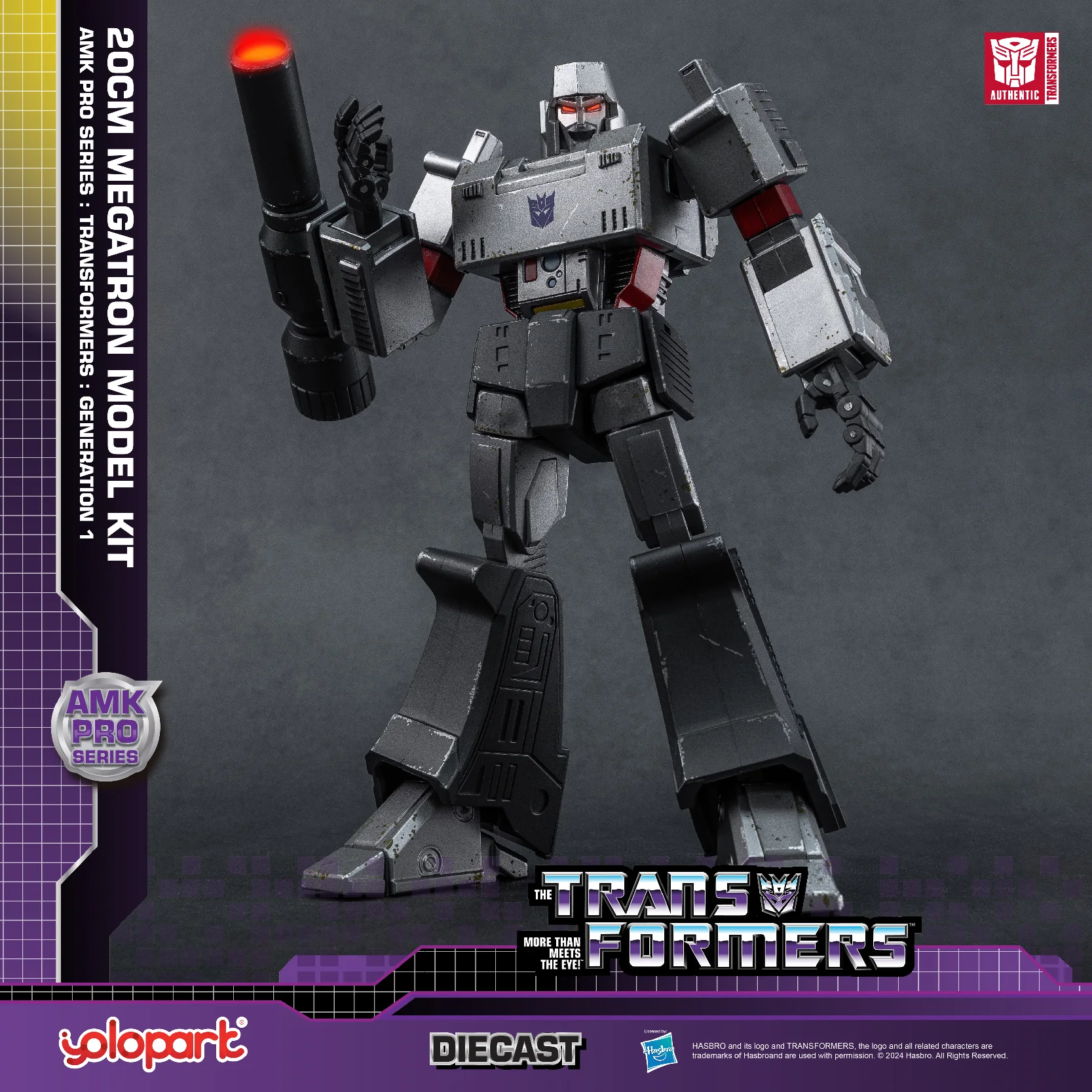 Yolopark Transformers AMK Pro Series Plastic Model Kit Megatron