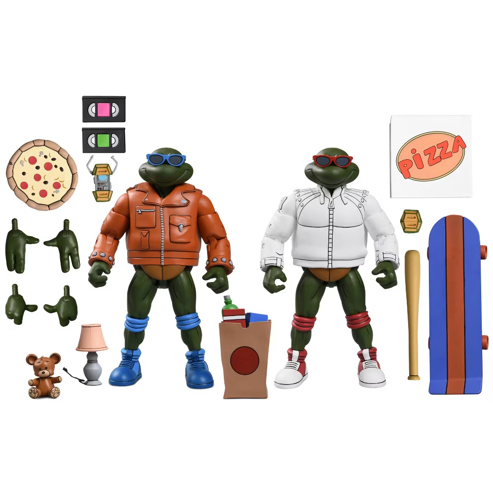 NECA Teenage Mutant Ninja Turtles (Cartoon) Punk Leonardo & Raphael