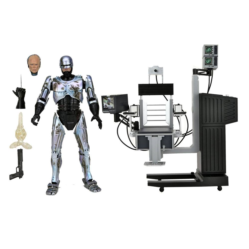 NECA Ultimate Battle Damaged RoboCop with Chair 18cm