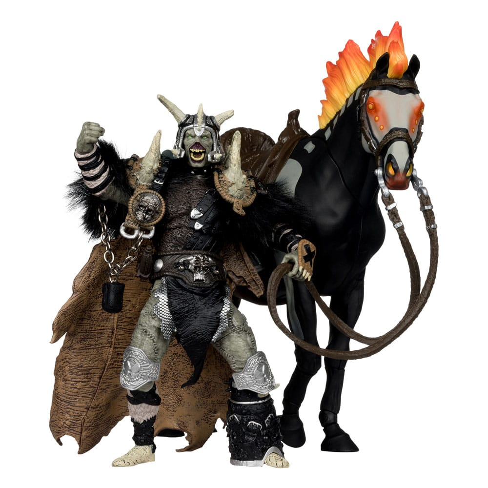 McFarlane Spawn Bloodaxe with Horse (Spawn: The Dark Ages) Gold Label