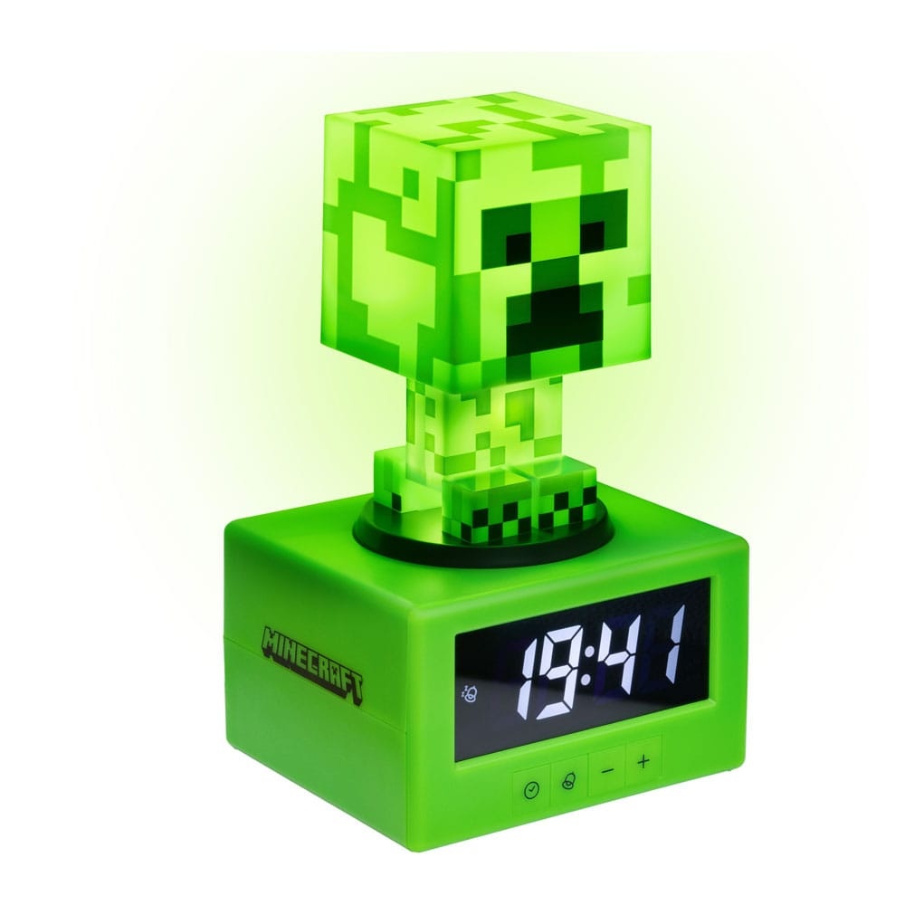 Paladone Minecraft Creeper Icon Alarm Clock 16cm