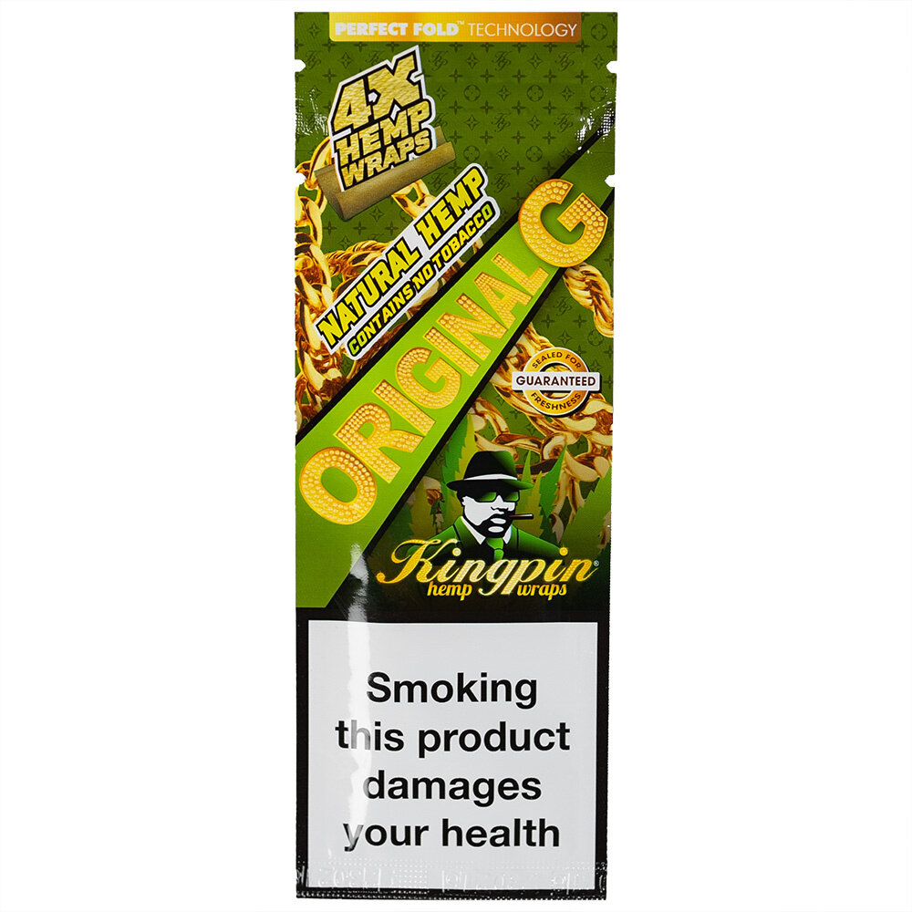 Kingpin Hanf Wraps Original G - Premium Kwaliteit | Stonedoos