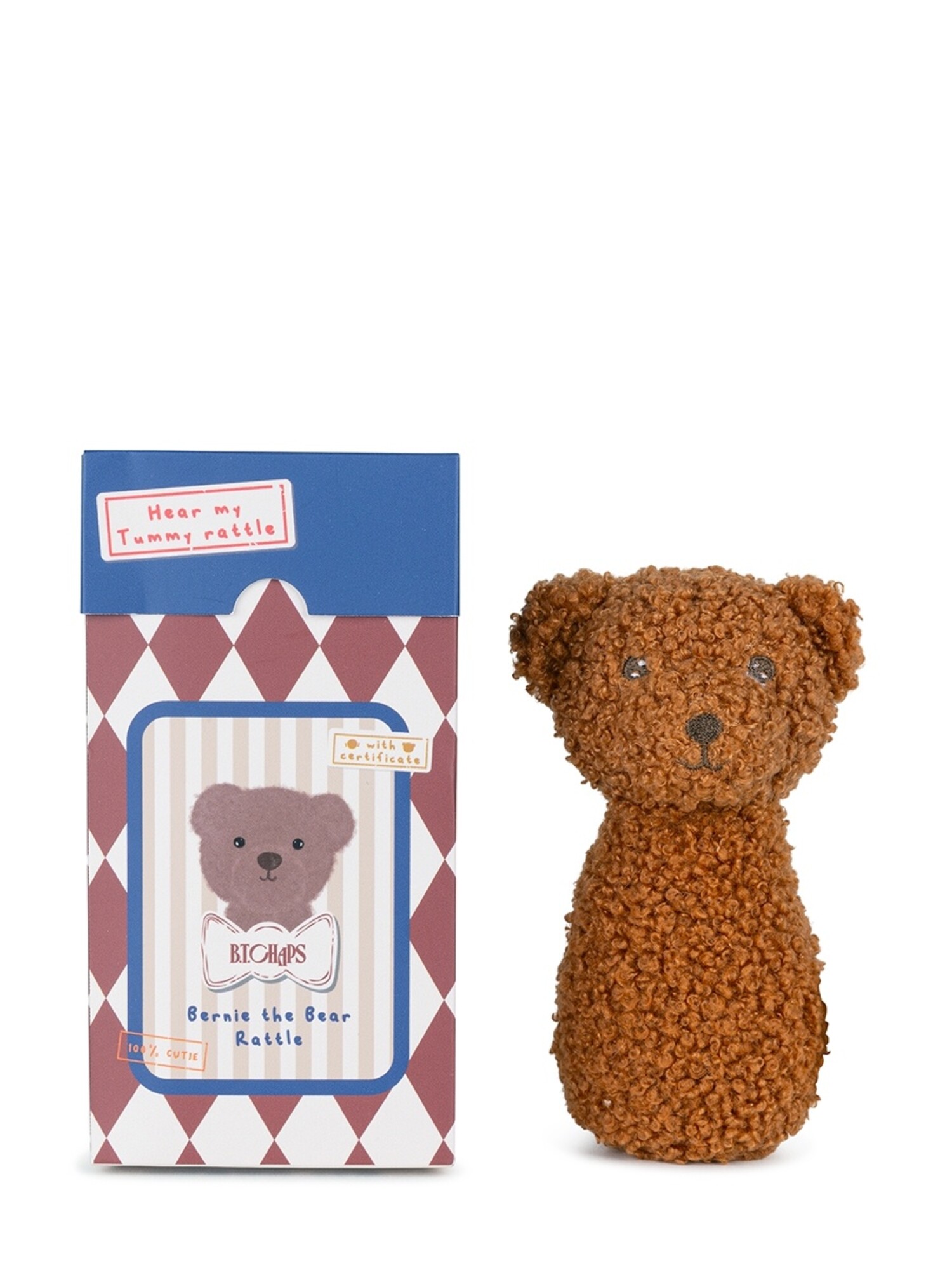B.T. Chaps Bernie the Bear rattle brown - Milck
