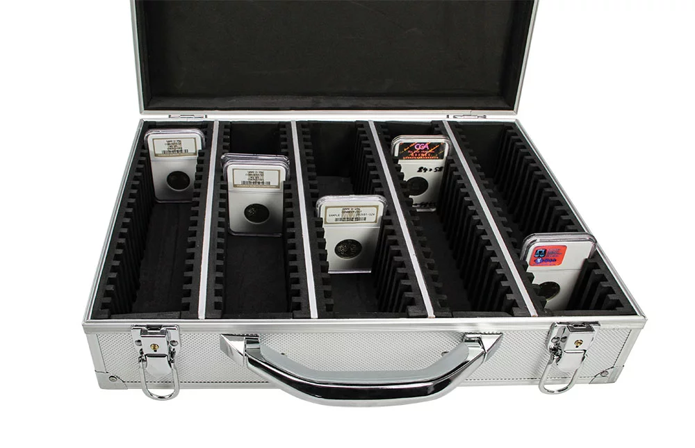 Safe Coin case Slabs 100 - Stamps 4 Everyone