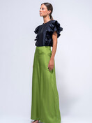 Ruffle top - midnight - dutch-ess.com