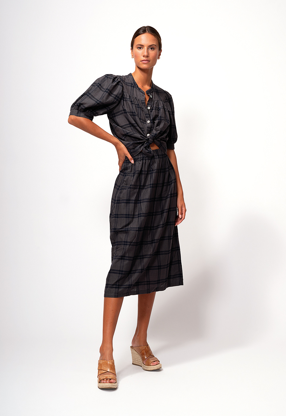 Maxime blouse - check - Dutchess - Shop