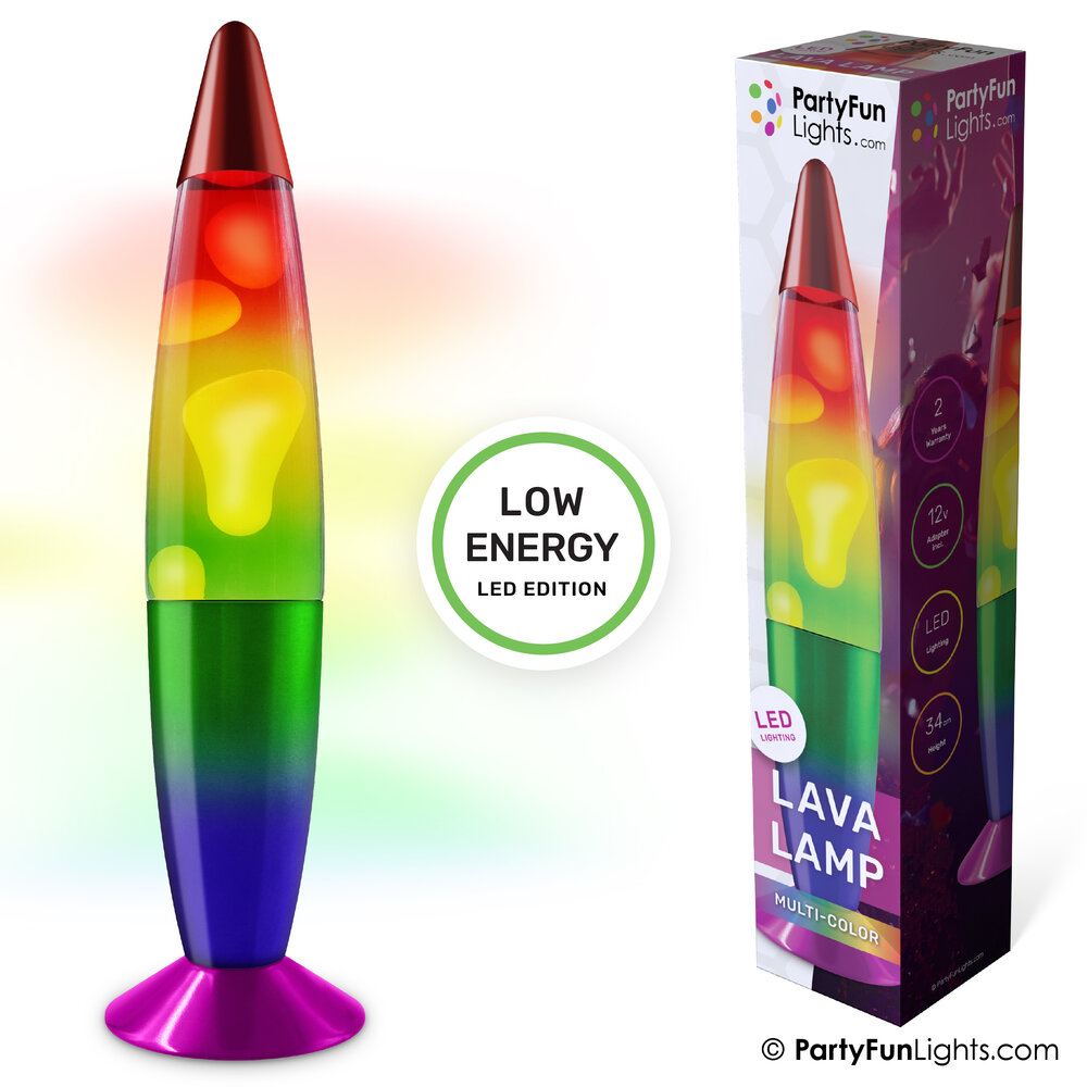Multi Color Lava Lamp - PartyFunLights Europe BV