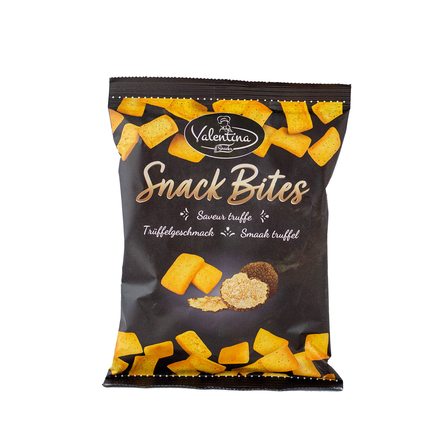 Snack Bites met truffelsmaak zwart 80gr - Rehafood.nl