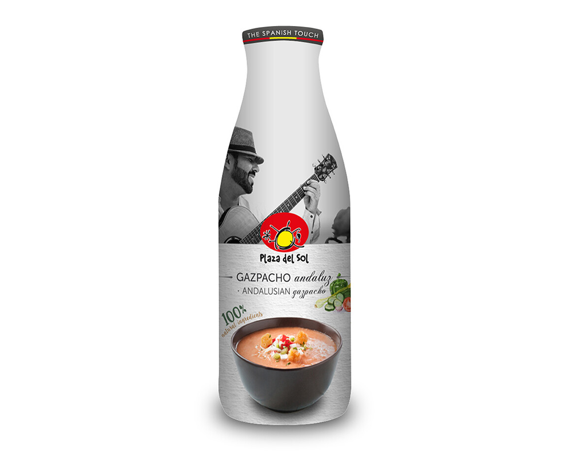 Plaza del Sol Gazpacho wit 750ml - Rehafood.nl