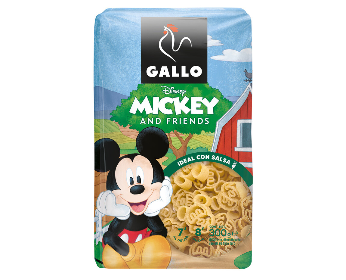 Pasta Disney Mickey 300gr - Rehafood.nl