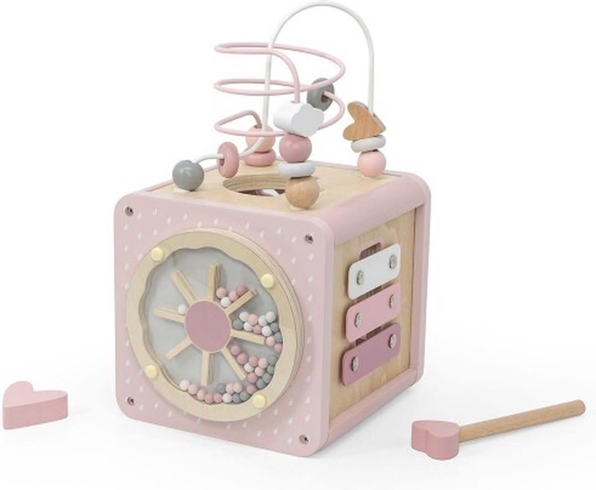 Label Label Label Label - Activity Cube - Pink - Orsetto