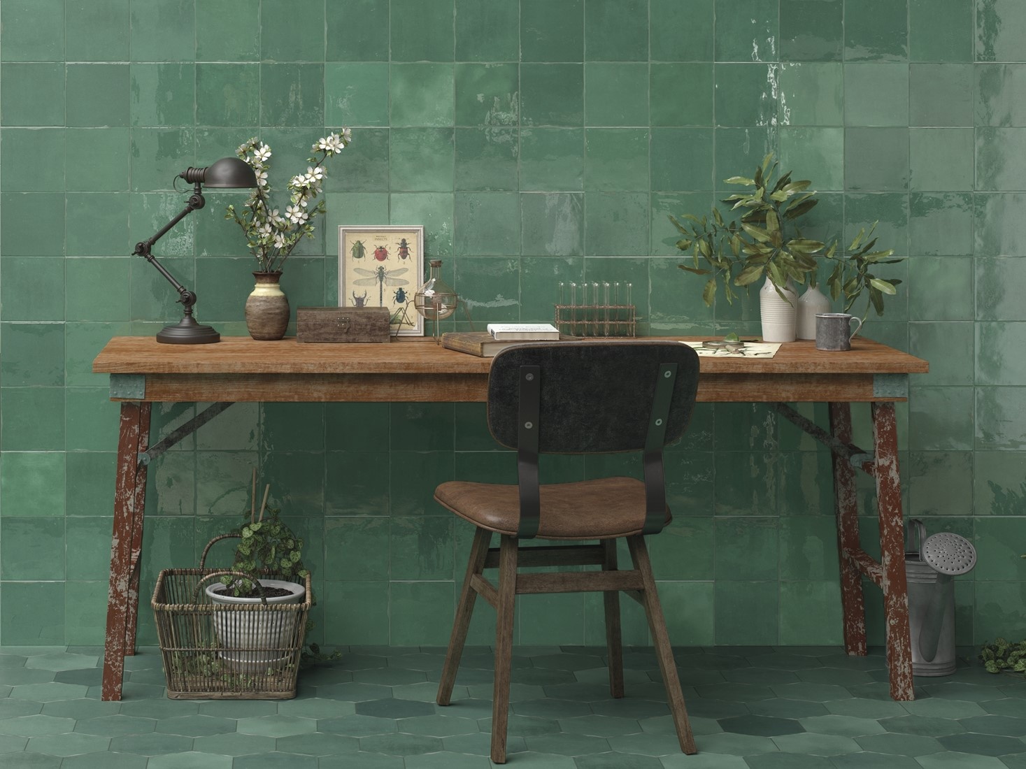 Ape Grupo Souk Turquesa 13x13 cm - Tegelfabriek Nederland