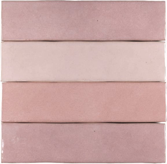 Marrakech Zelij Rosa 5x20 cm - Tegelfabriek Nederland