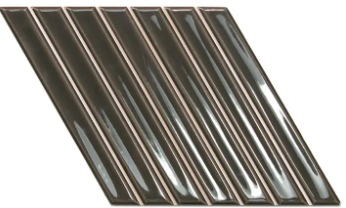 WOW Spike Bars Ebony 15x25,9 cm | Zwarte KitKat Tegel - Tegelfabriek Nederland