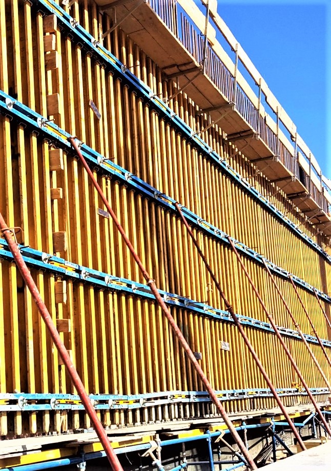 Vertex Flexible formwork system for large area construction