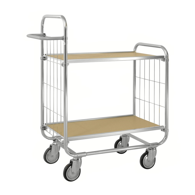 ESD Trolley With 2 Shelves adjustable in height L81xW47xH112 cm