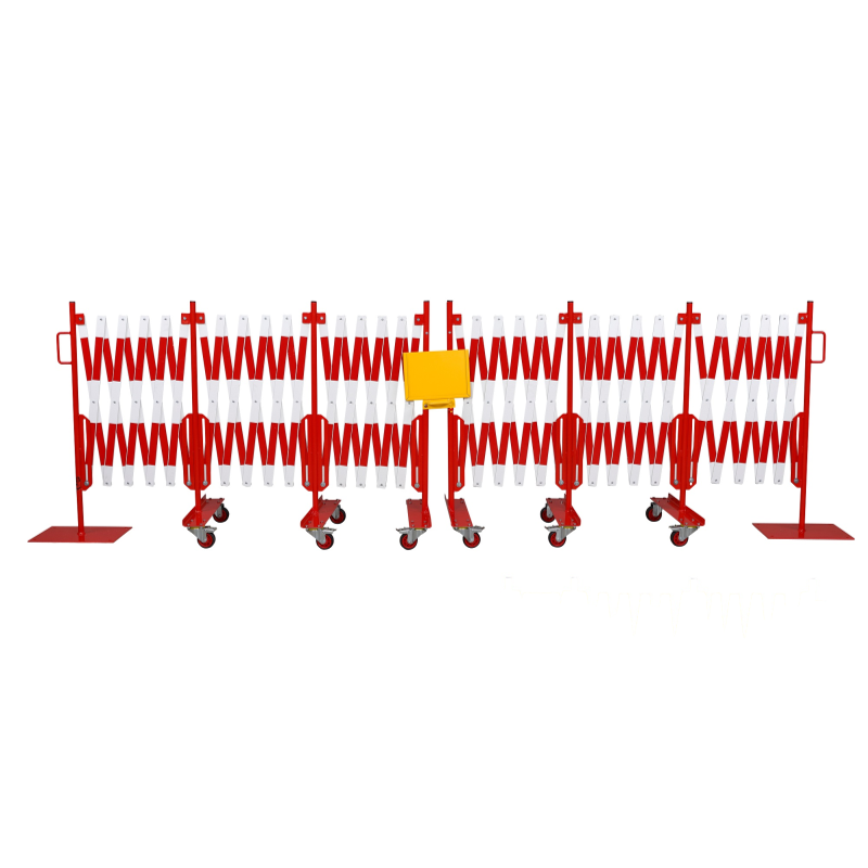 Expanding barrier mobile 16 meters Red/White TUV certified Made in EU