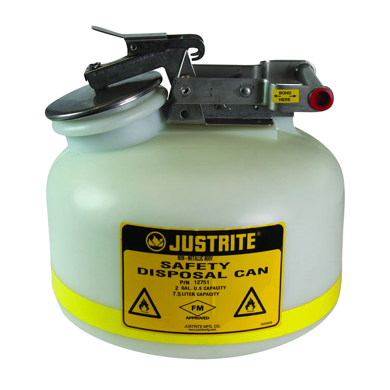 Liquid Disposal Safety , Flammable & Corrosive Waste Can