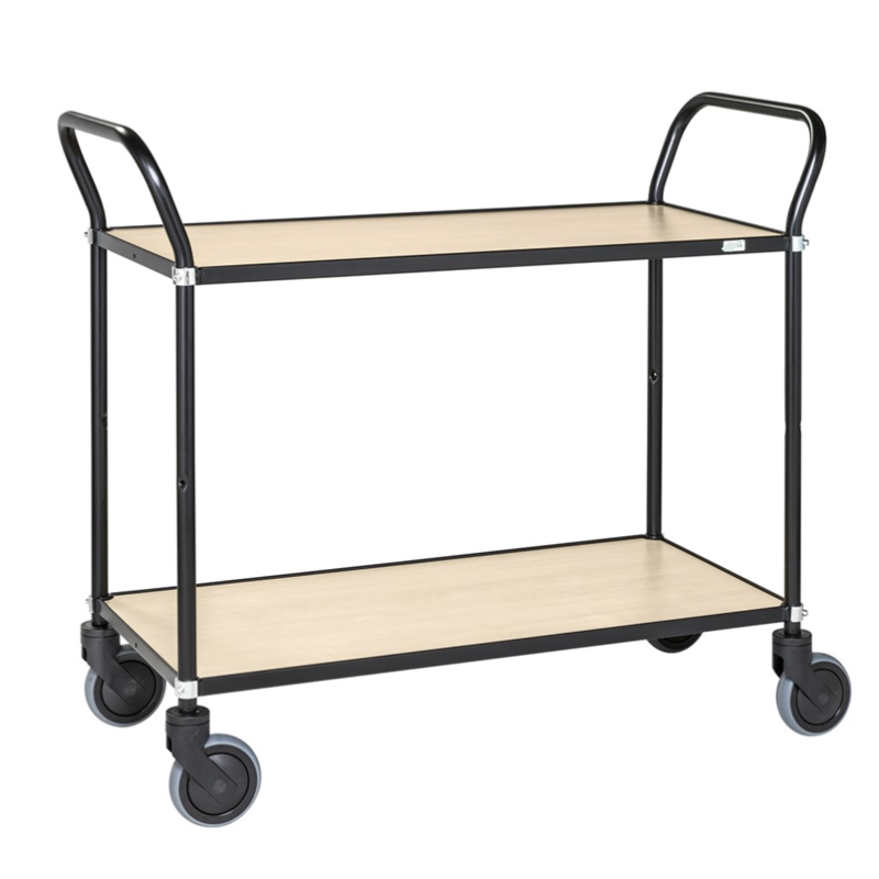 Design Service Trolley - Black/Birch