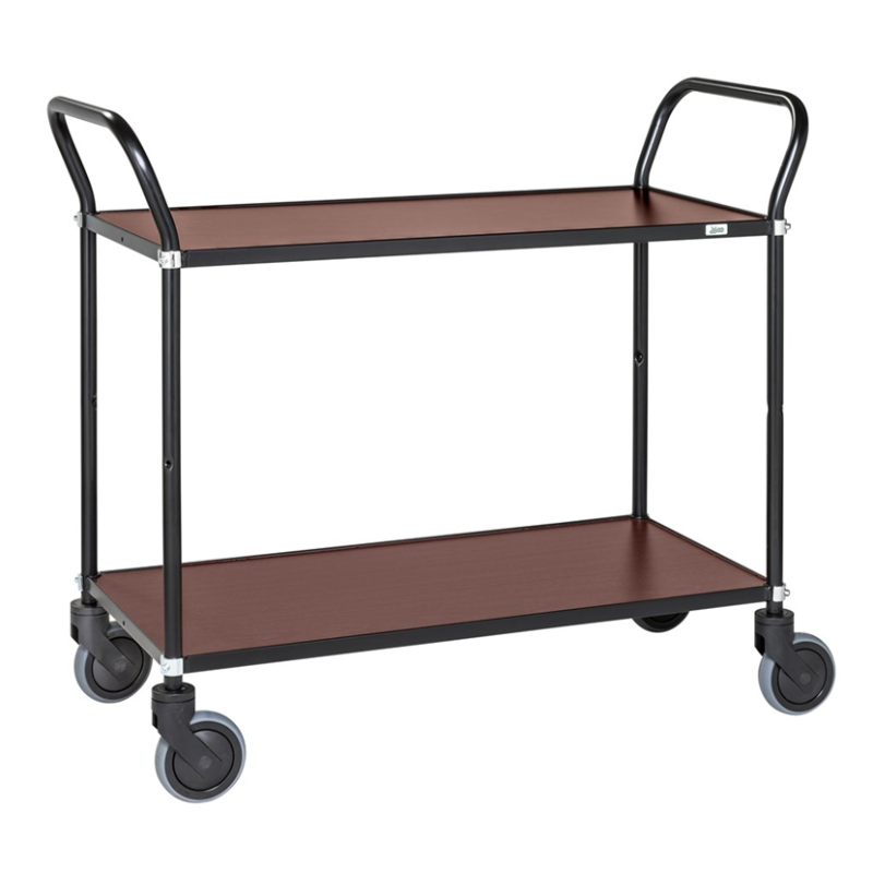 Design Service Trolley - Black/Beech