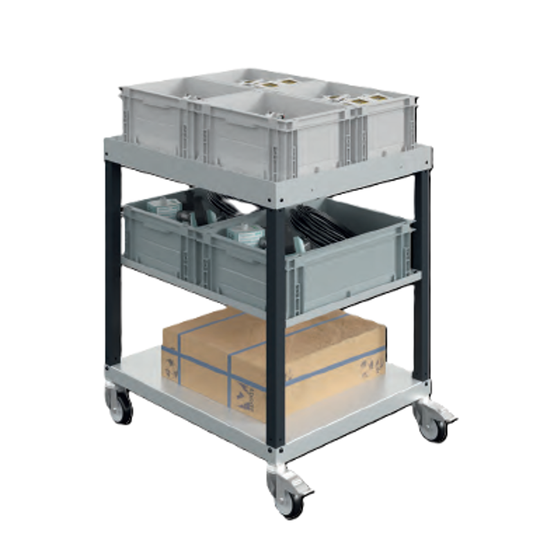 Utility Steel CART 3 Levels H 910 Capacity 150 Kg