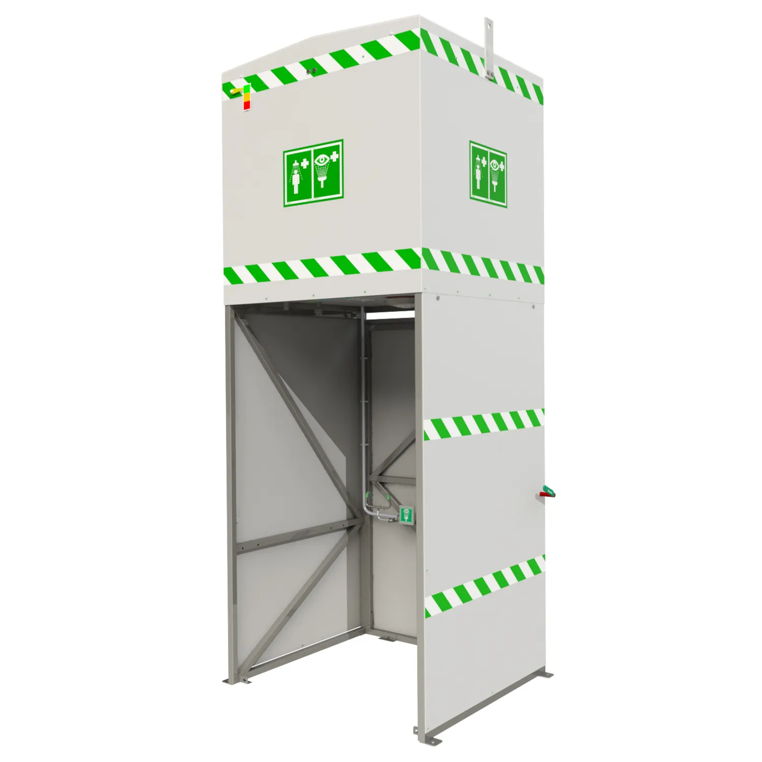 Jacketed and Insulated 1500L Tank Shower J14K1500 Hughes safety